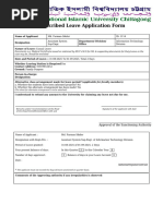 On Duty Leave Application Format | PDF