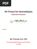 AV Fistula Physical Examination Guide | PDF | Vein | Nephrology