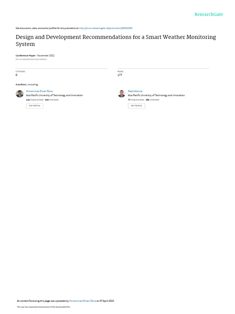 10,20,21,24.Design and Development Recommendations for a Smart Weather ...