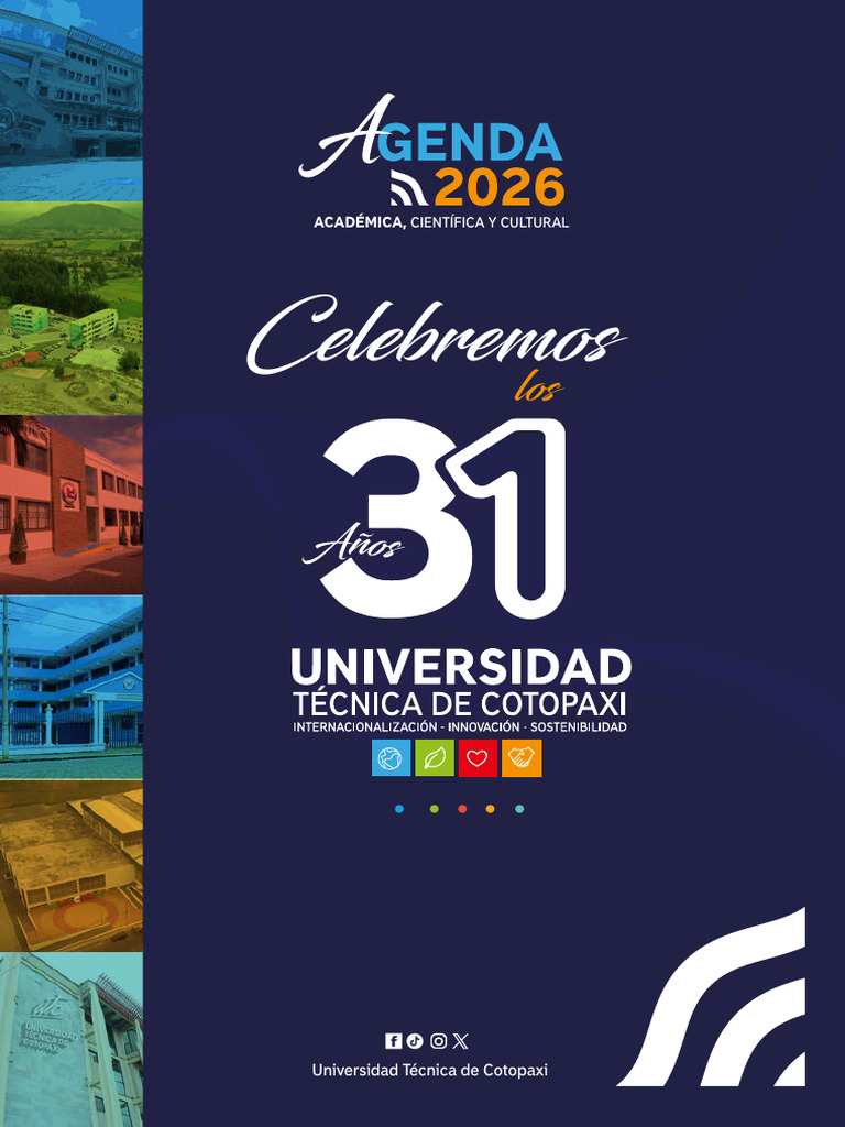 Aniversario de la UTC: Agenda 31 Años | PDF | Science