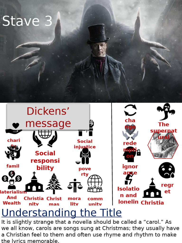 Dickens' "A Christmas Carol": Themes Explained | PDF | Ebenezer Scrooge
