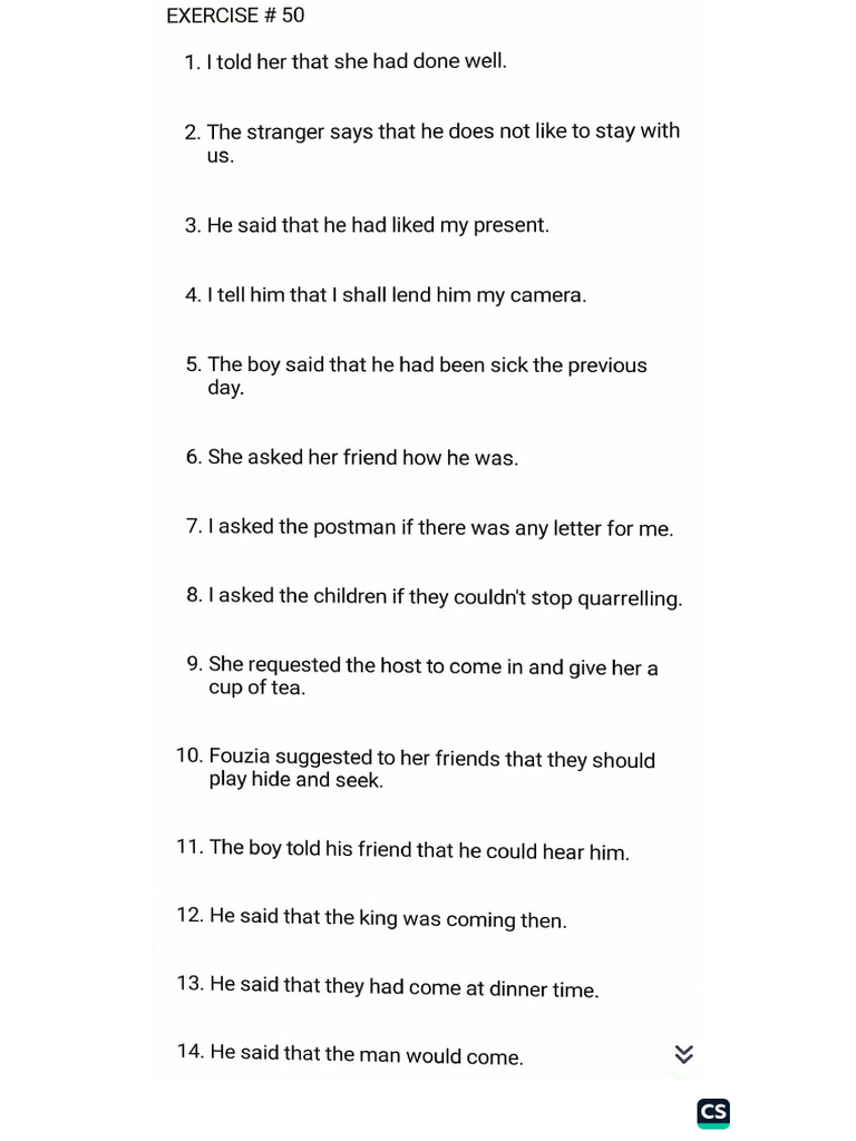 Direct and Indirect Ex 50 Kanz | PDF