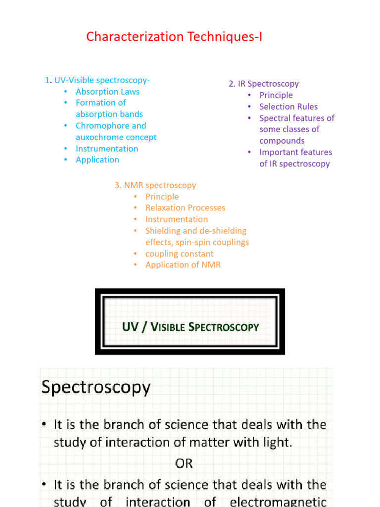 UV spectro (1) | PDF | Spectroscopy | Electromagnetic Radiation