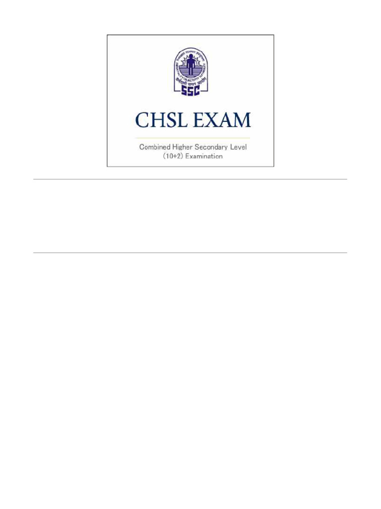 Chsl Tier 1 Papers General Awareness 20 March 2018 Morning Shift | PDF