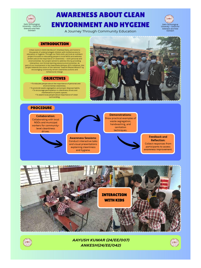 Community Cleanliness Awareness Program | PDF | Hygiene | Non ...