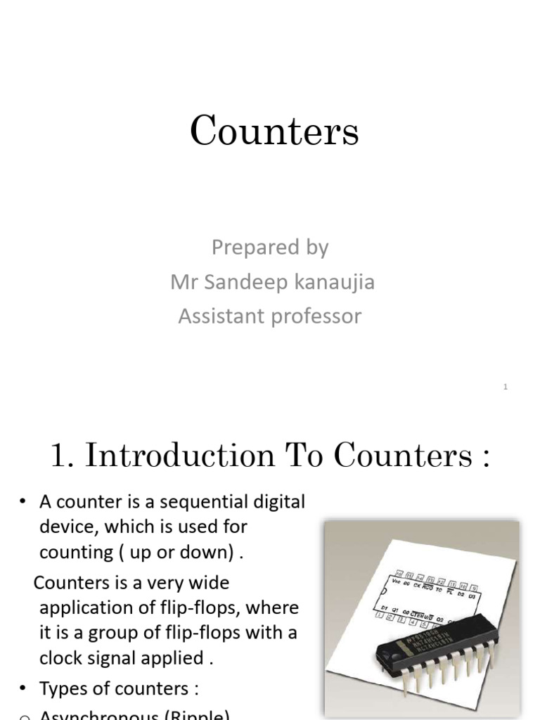 Understanding Digital Counters and Types | PDF | Electronic Circuits ...