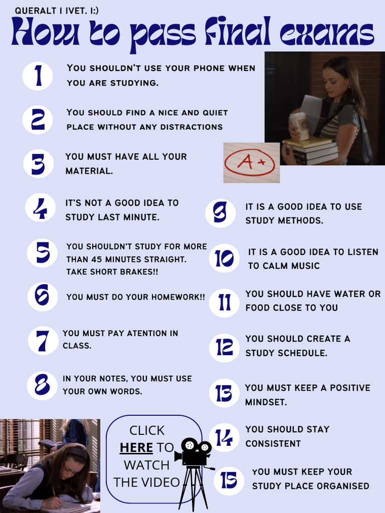 Effective Tips for Passing Final Exams | PDF