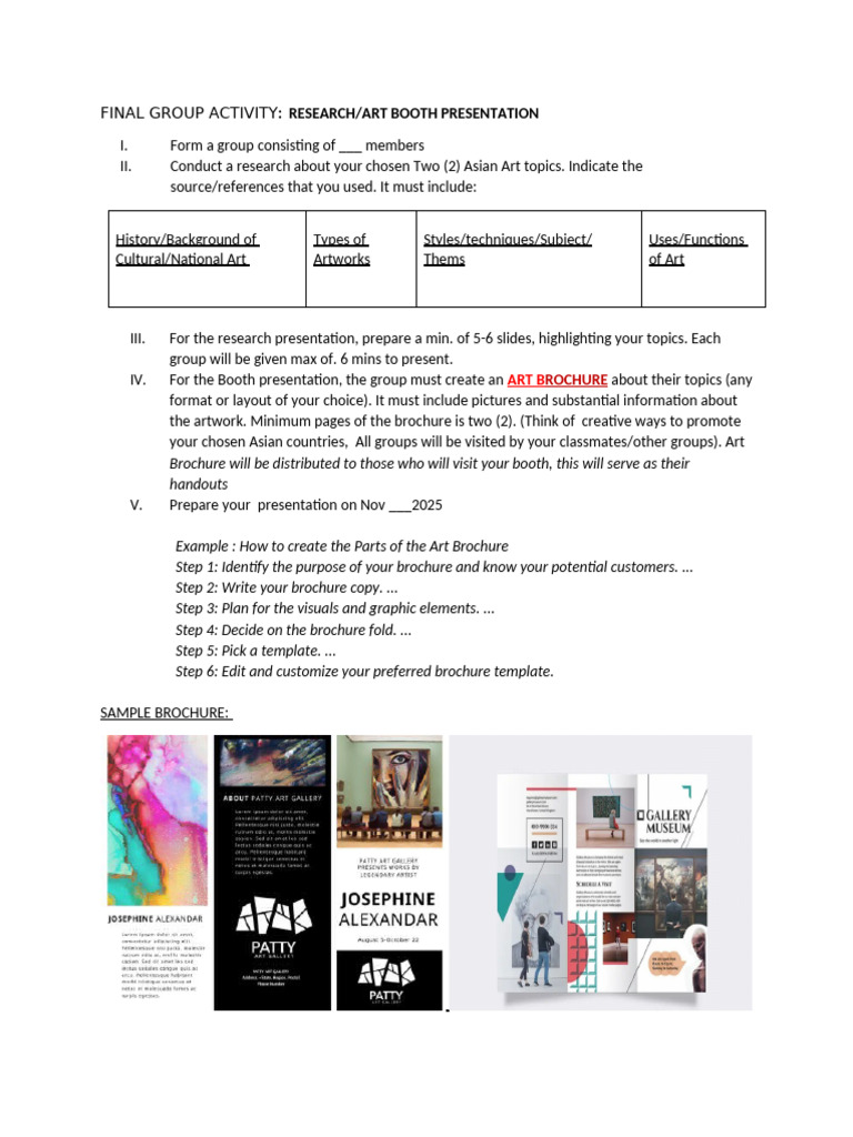 Asian Art Research and Presentation Guide | PDF