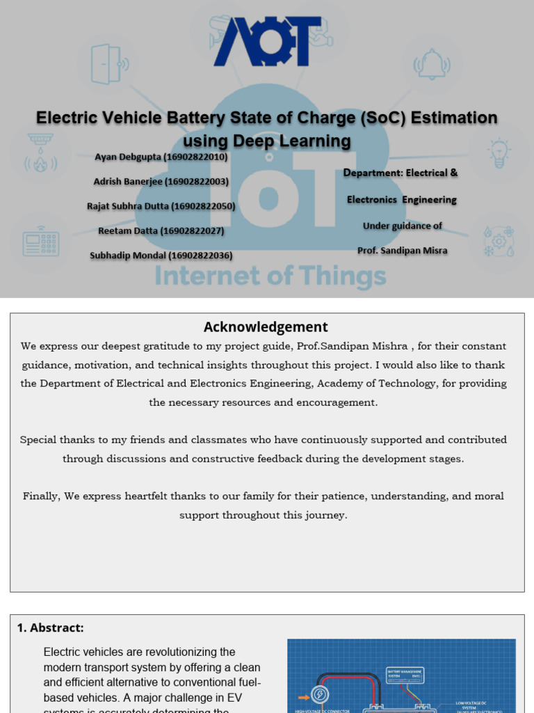 Final Year Project(EEE) | PDF | System On A Chip | Electric Vehicle