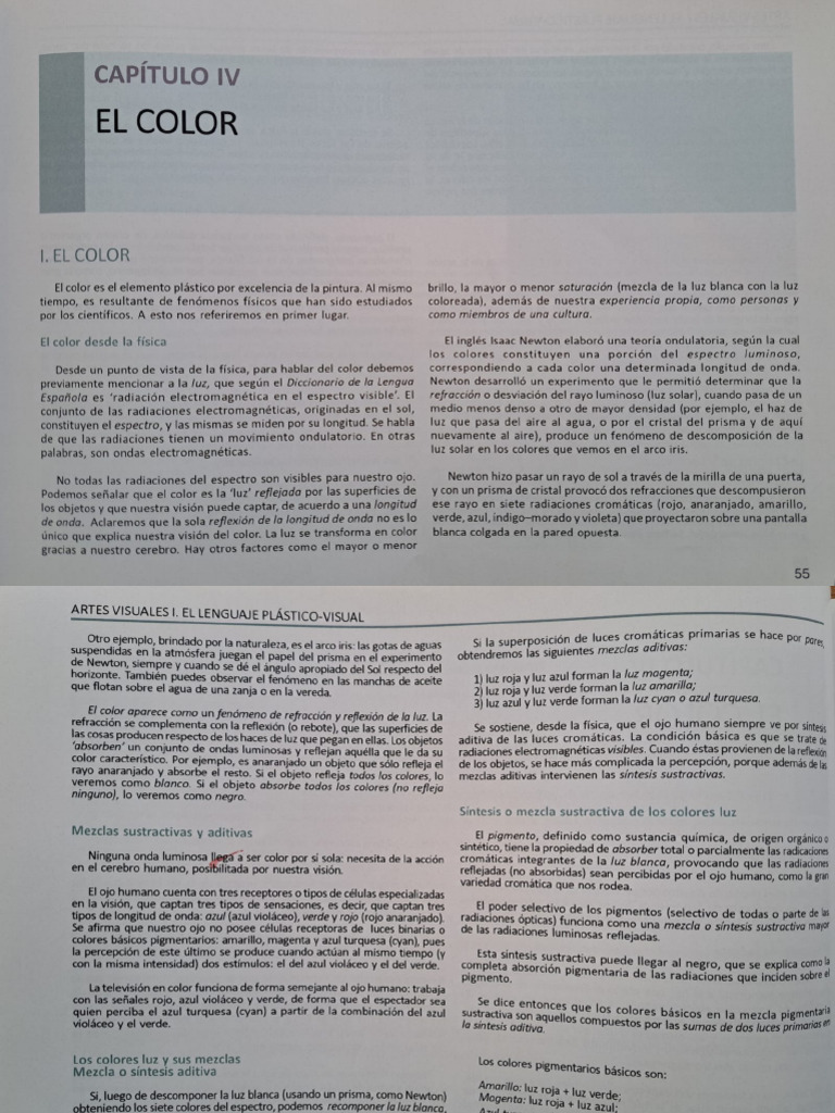 El color y el circulo cromatico (1) | PDF