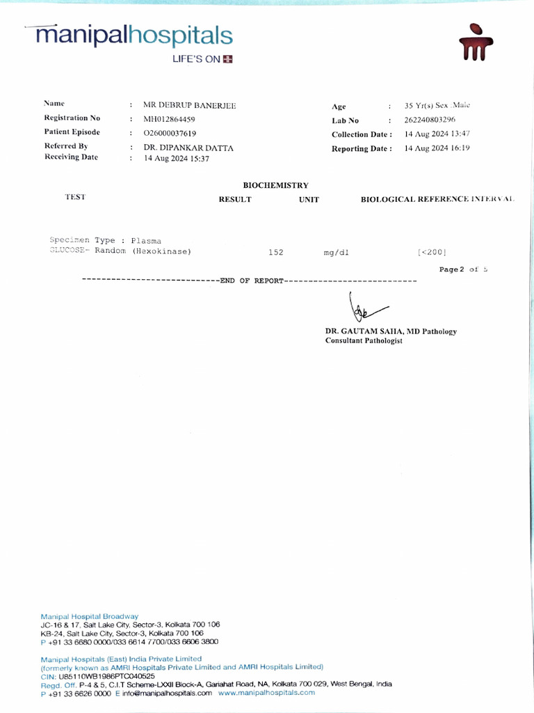 Blood Test | PDF | Medical Specialties | Clinical Medicine