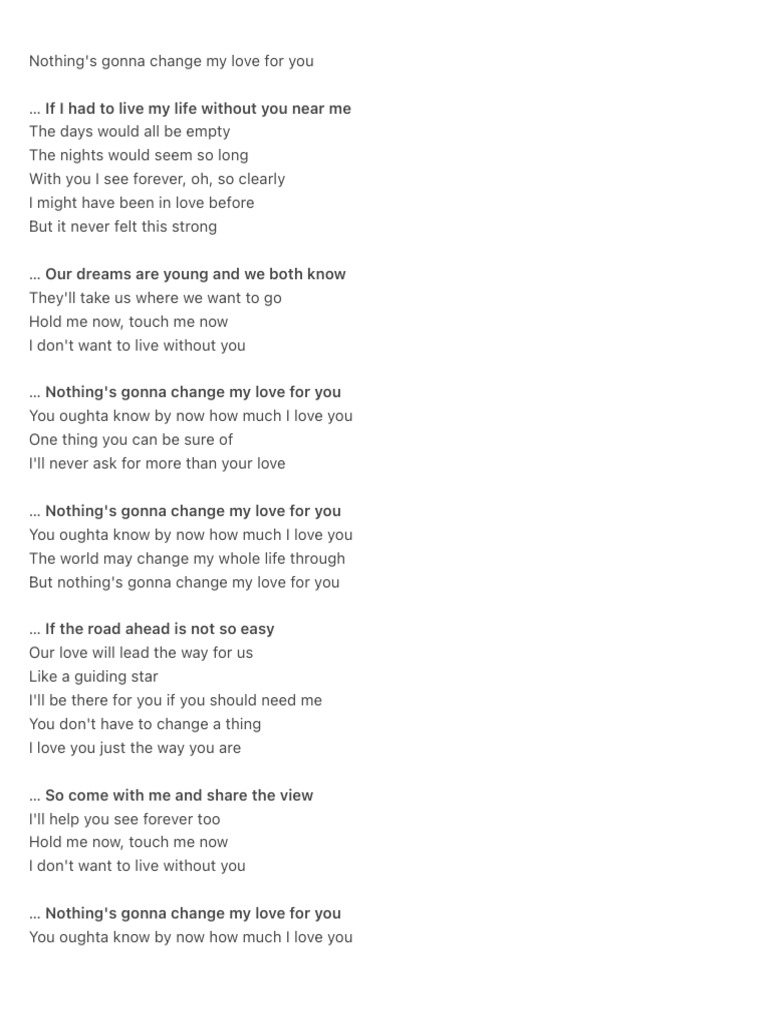 Unchanging Love: A Poetic Tribute | PDF