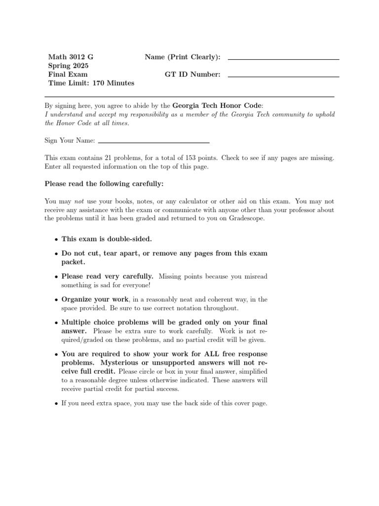 Spring 25 Final Exam | PDF | Combinatorics | Mathematical Relations