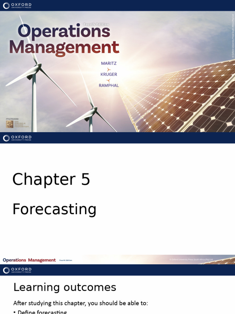 Chapter 5 Updated.pptx | PDF | Forecasting | Scientific Method