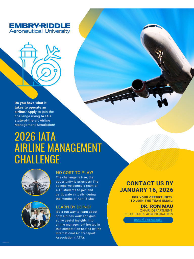 2026 IATA Airline Management Challenge | PDF