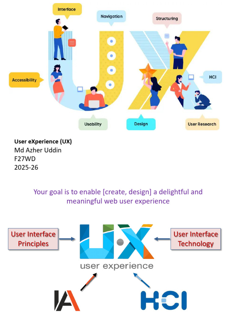 Understanding User Experience (UX) Principles | PDF | User Experience ...