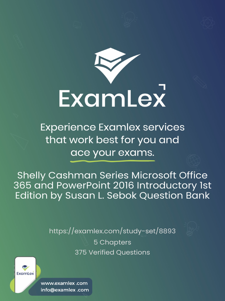 Shelly Cashman Series Microsoft Office 365 and PowerPoint 2016 ...