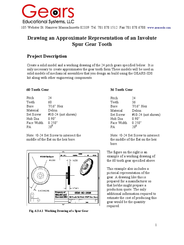 Draw A Gear | PDF