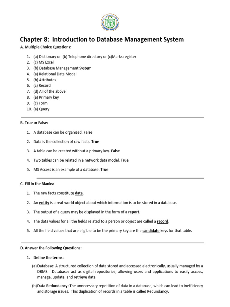 Database Management System Basics | PDF | Databases | Data Type