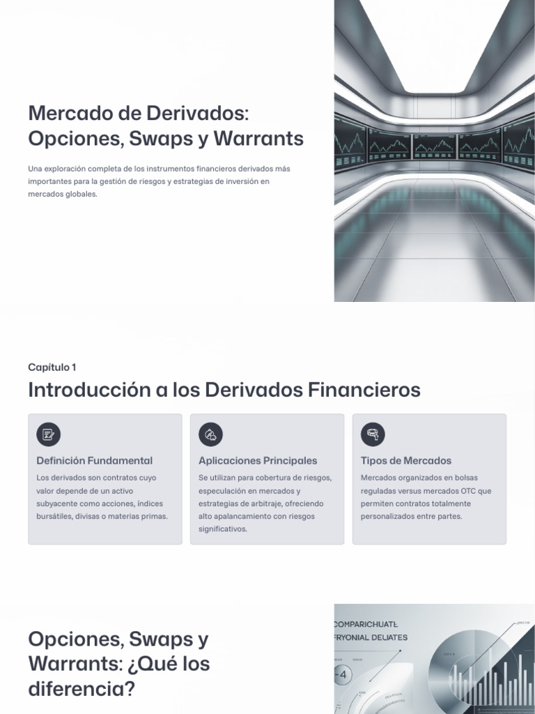 Mercado de Derivados Opciones Swaps y Warrants | PDF | Opción (Finanzas ...