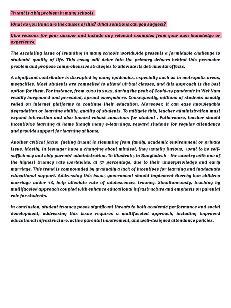 Bullying Is A Big Problem in Many Schools. | PDF