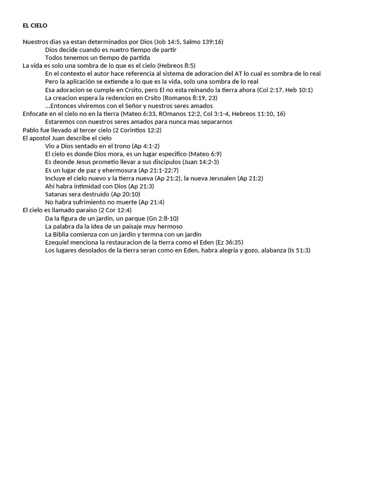 El cielo | PDF