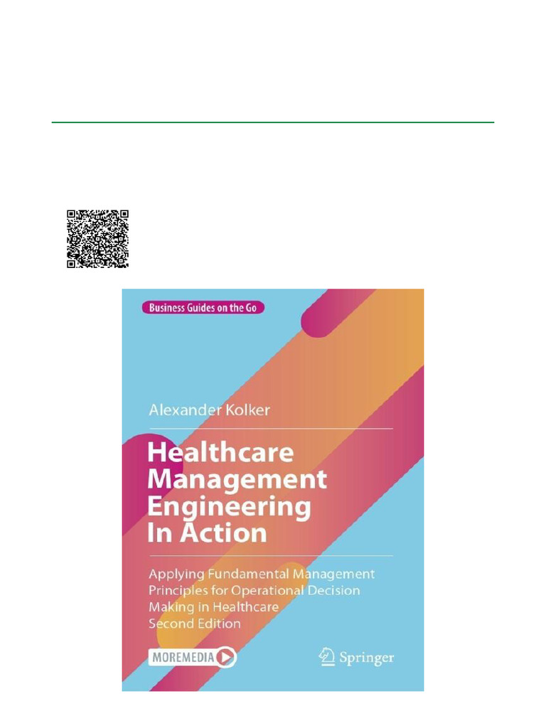 Healthcare Management Engineering In Action Applying Fundamental ...