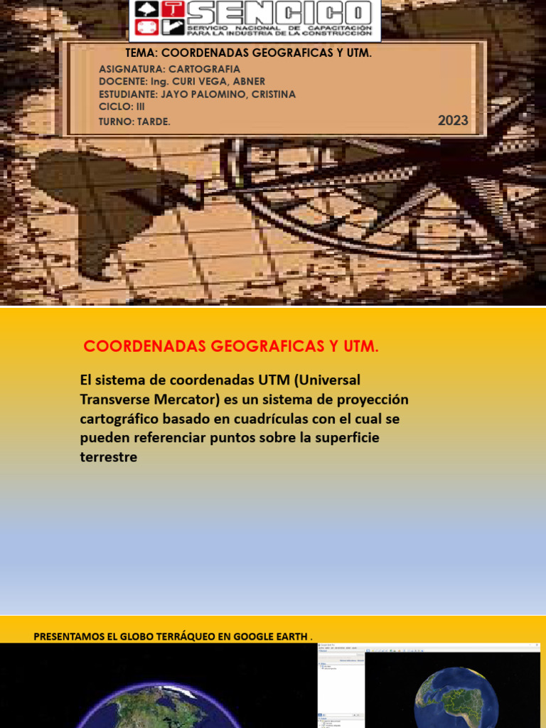 Coordenadas Geográficas y UTM en Perú | PDF