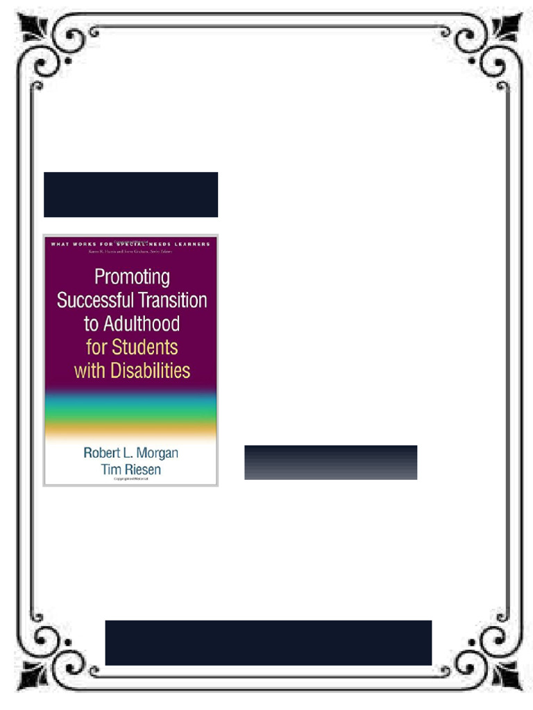 Promoting Successful Transition to Adulthood for Students with ...