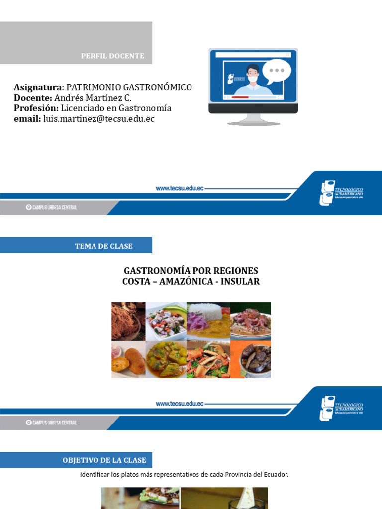 Patg - Gastronomía Cos-Ama-Ins - 2022D | PDF