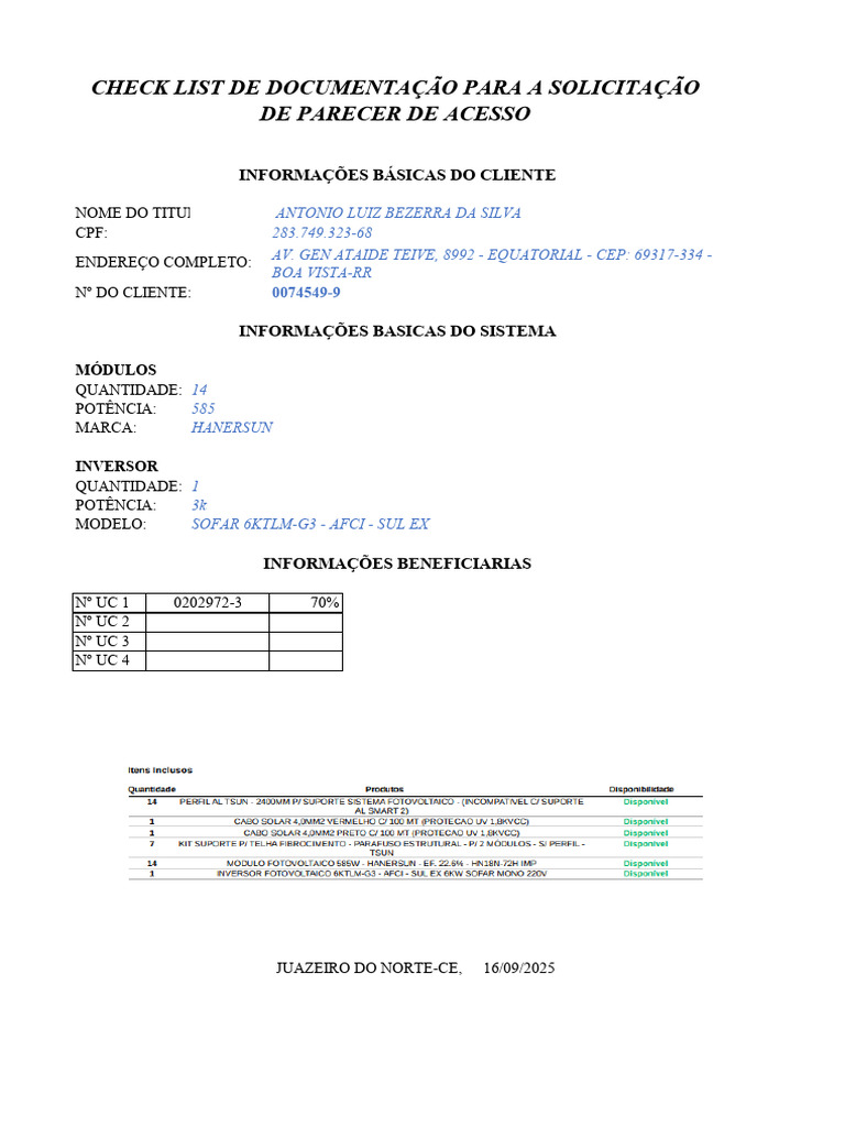 Checklist - Topsol | PDF