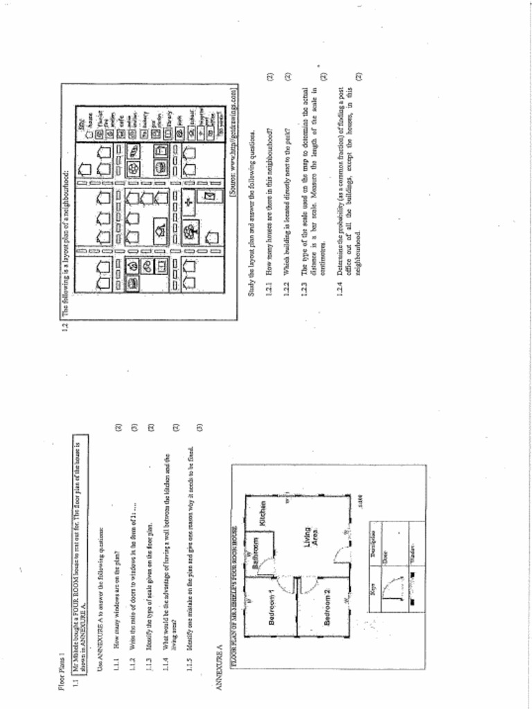 Maps, Plans, Floor Plans and Scale | PDF