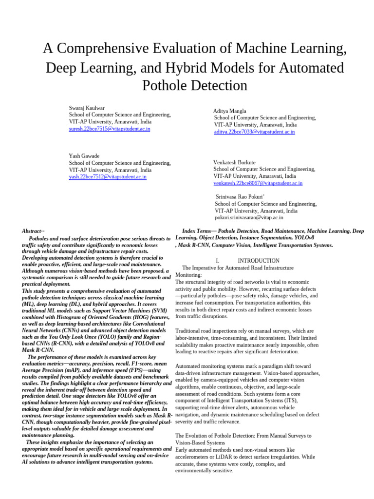 Comprehensive Evaluation of Machine Learning, Deep Learning, And Hybrid ...
