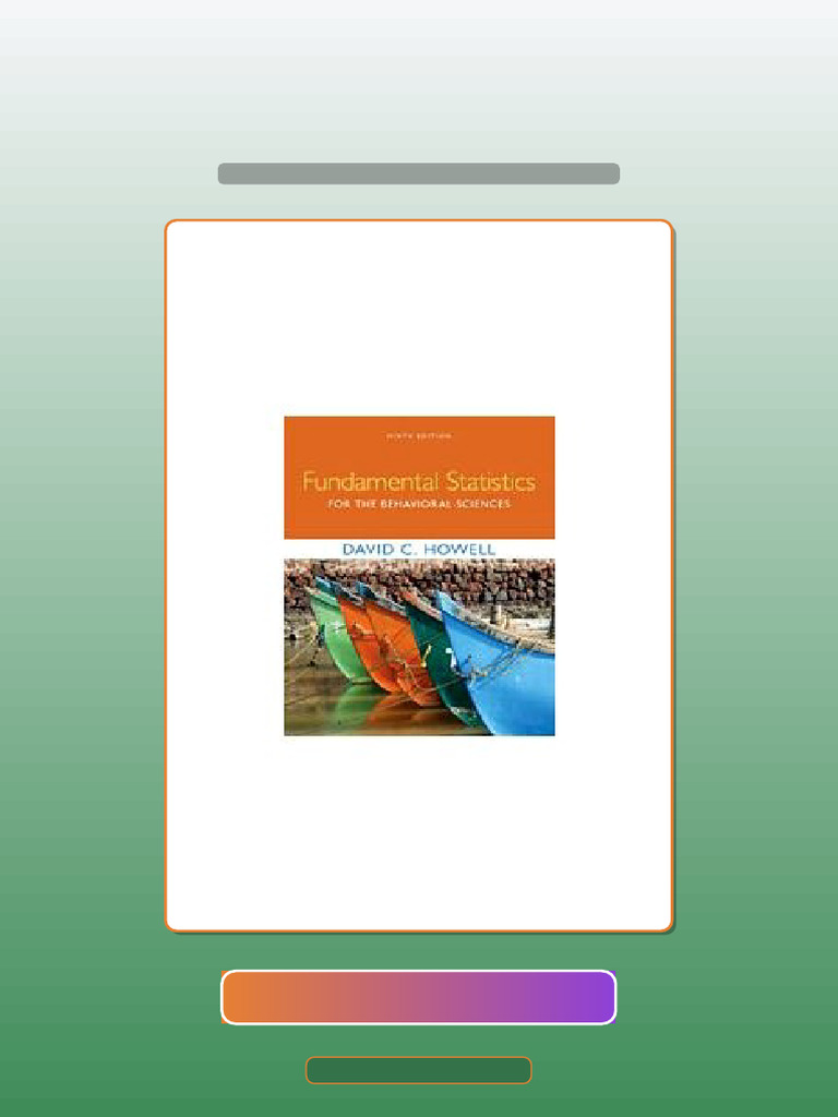 Test Bank for Fundamental Statistics for the Behavioral Sciences 9th ...