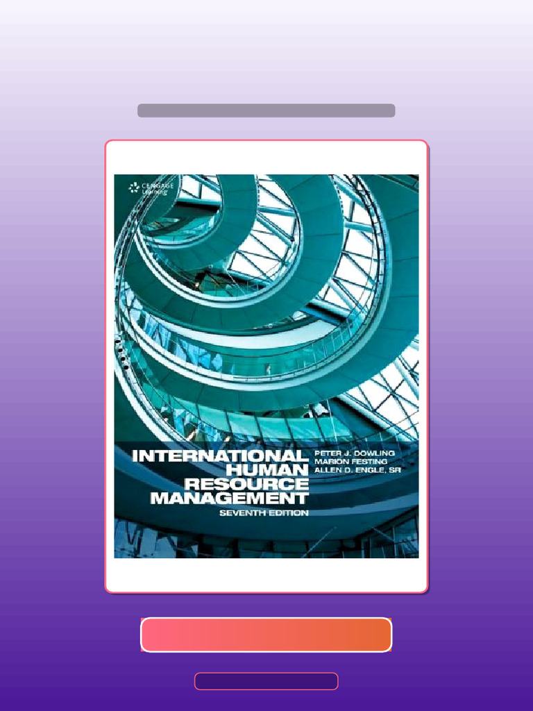 Test Bank for International Human Resource Management 7th Edition Peter ...