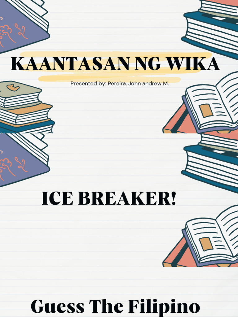 White Illustrative Creative Literature Project Presentation 1 | PDF