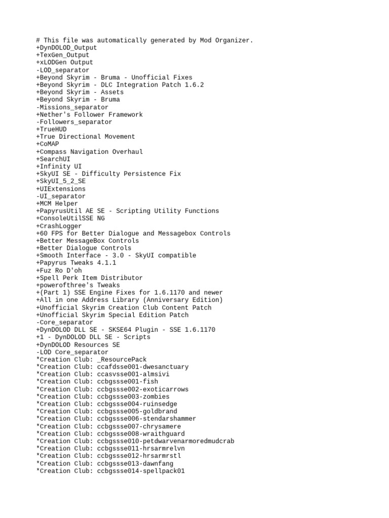 Mod List | PDF | Software | Computing