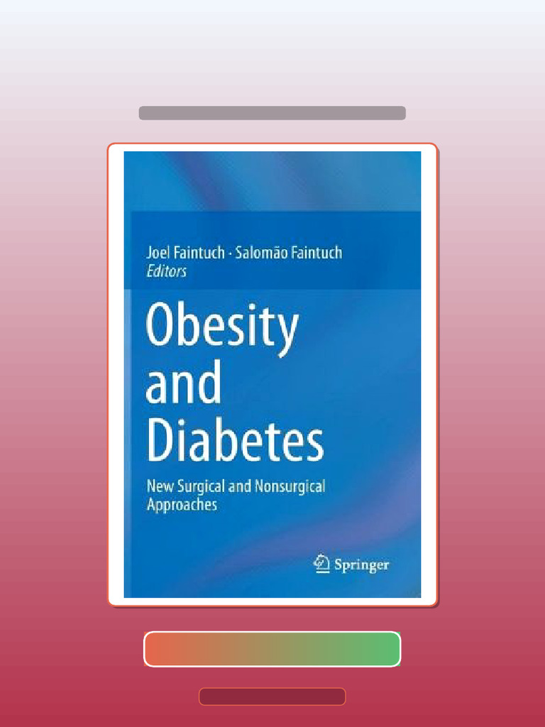 Test Bank for Obesity and Diabetes New Surgical and Nonsurgical ...