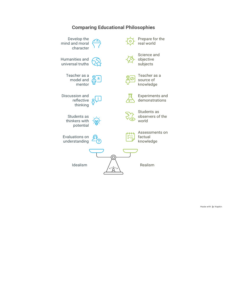 Idealism vs. Realism in Education — Comparative View | PDF