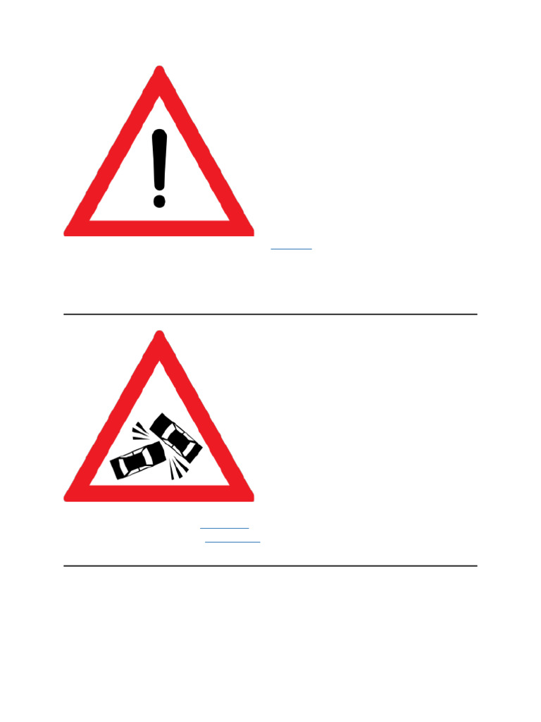 Traffic signs | PDF | Traffic | Road