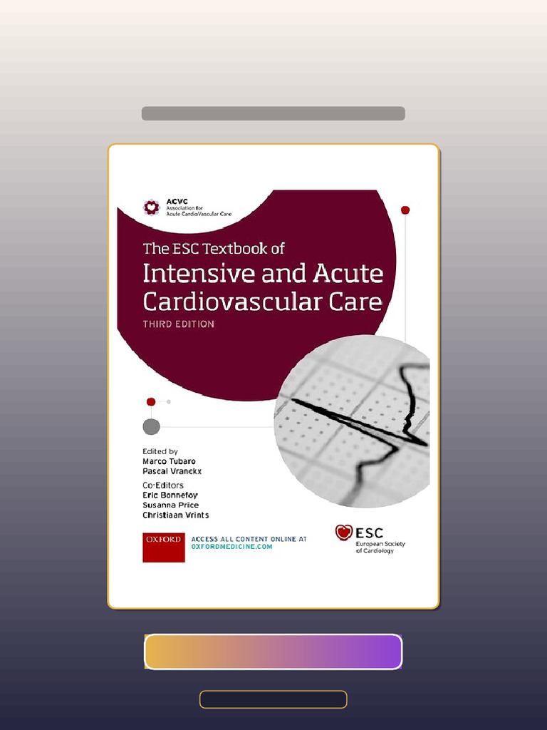 Test Bank for the ESC Textbook of Intensive and Acute Cardiovascular ...