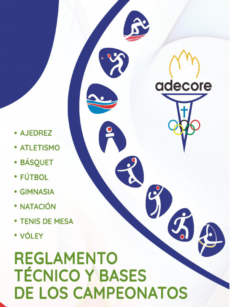 Reglamento Técnico ADECORE 2025-2027 | PDF | Deporte del atletismo ...