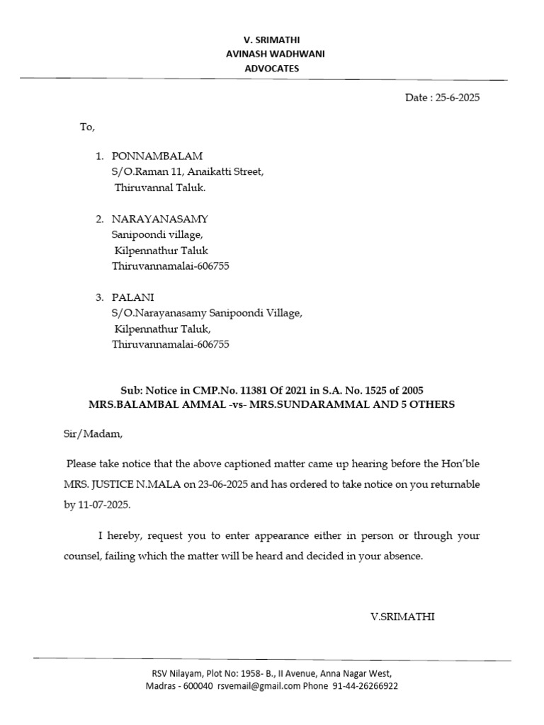 Notice Draft | PDF