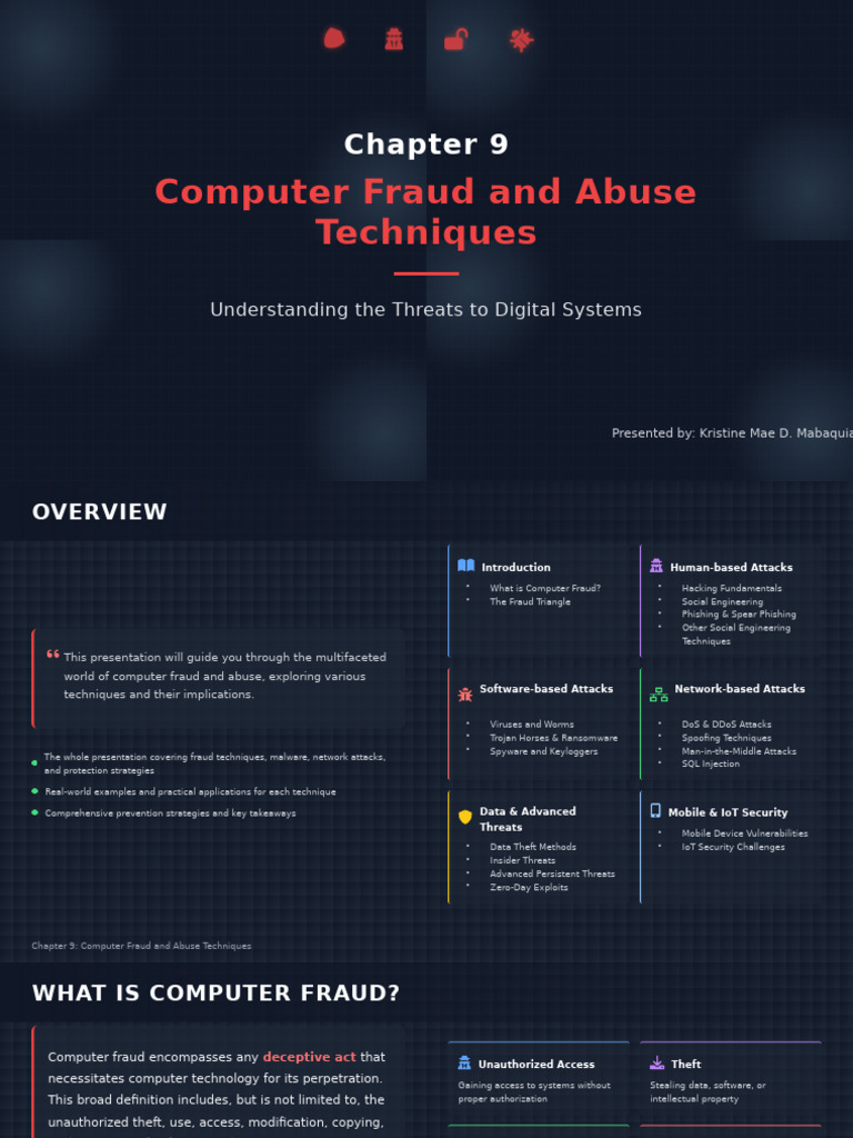 Computer Fraud Techniques Explained | PDF | Security | Computer Security