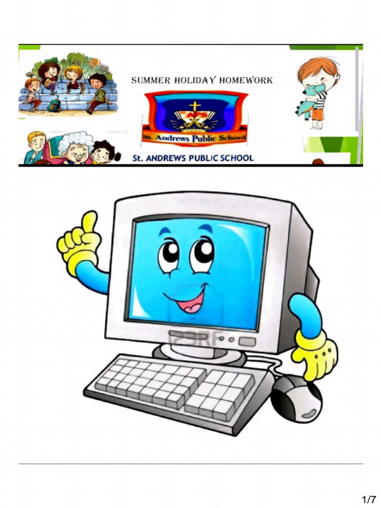 Class 6th HHW (Computer) | PDF