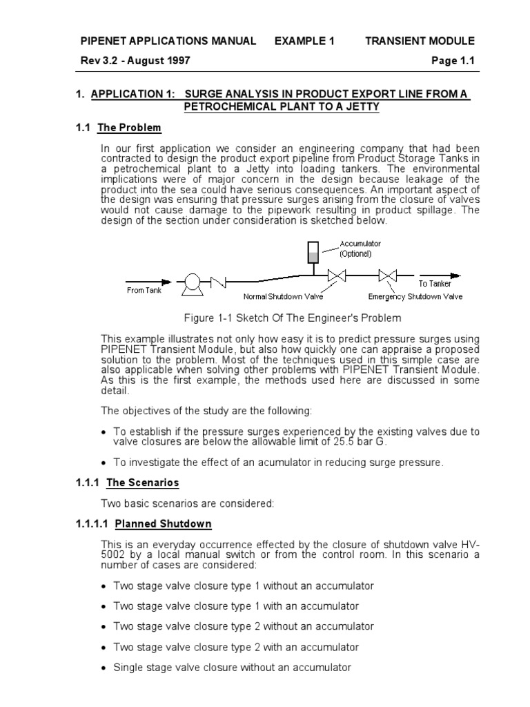Pipenet Transient Examples | PDF | Pipeline Transport | Leak