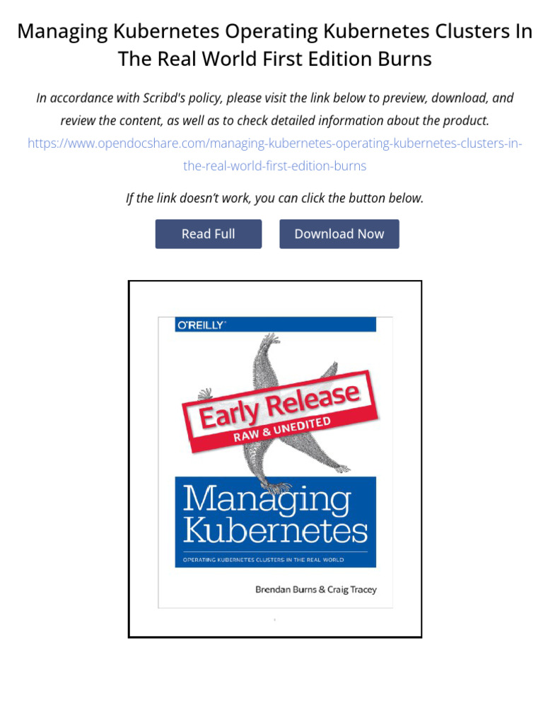 Managing Kubernetes operating Kubernetes clusters in the real world ...
