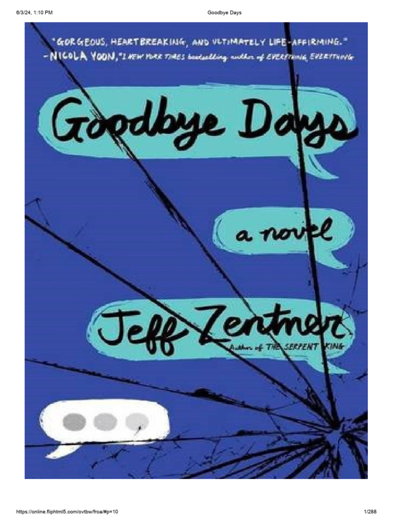 Goodbye Days: A Reflective Journey | PDF