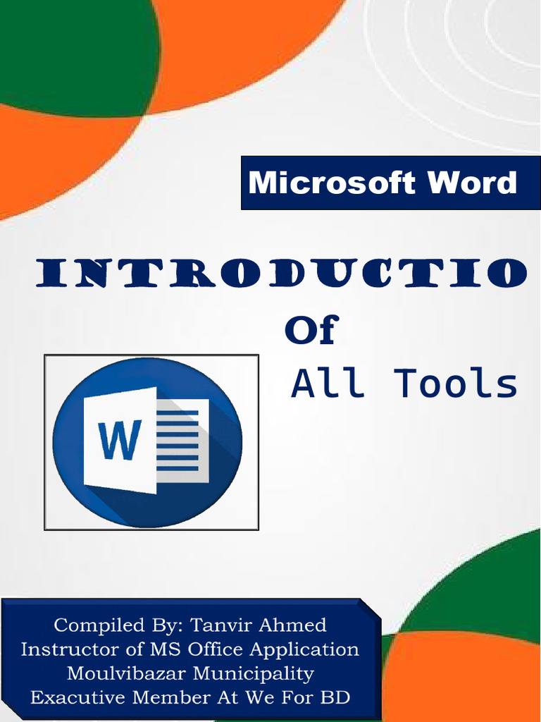 Defination of All MS Word Tools | PDF