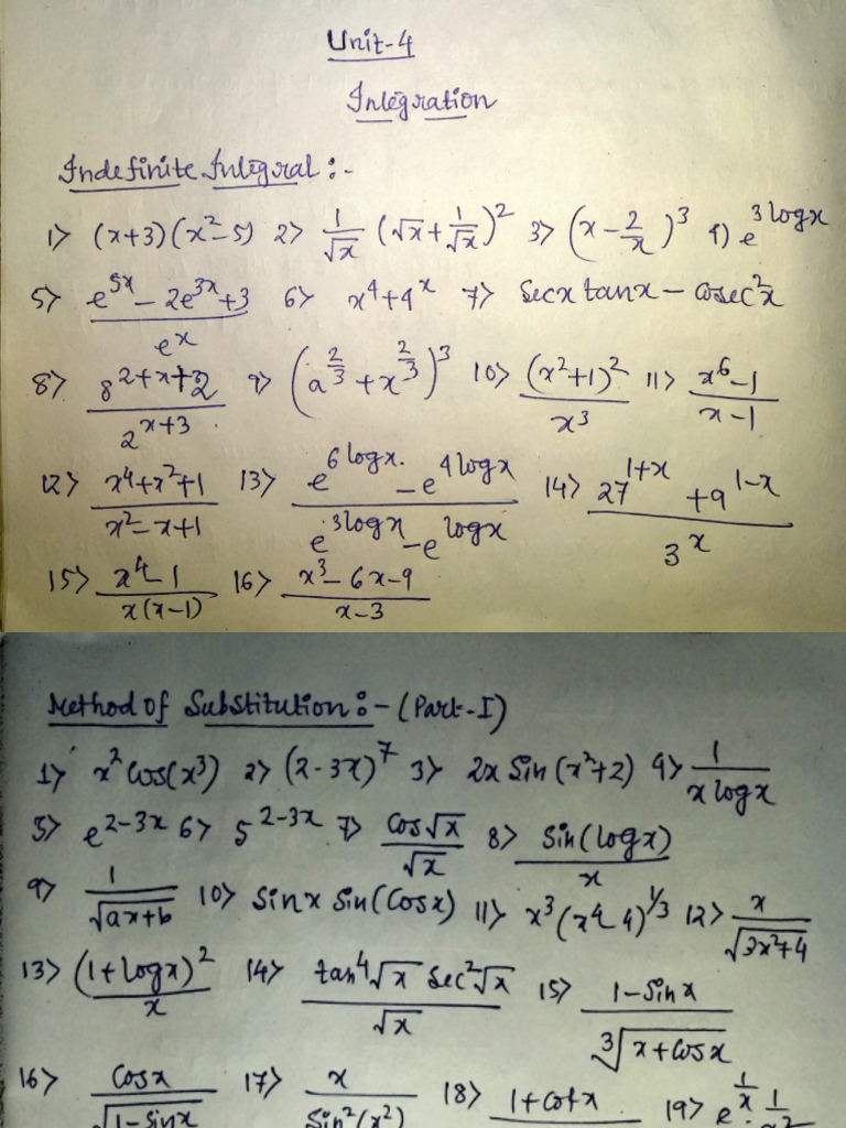 Advanced Methods of Substitution in Calculus | PDF